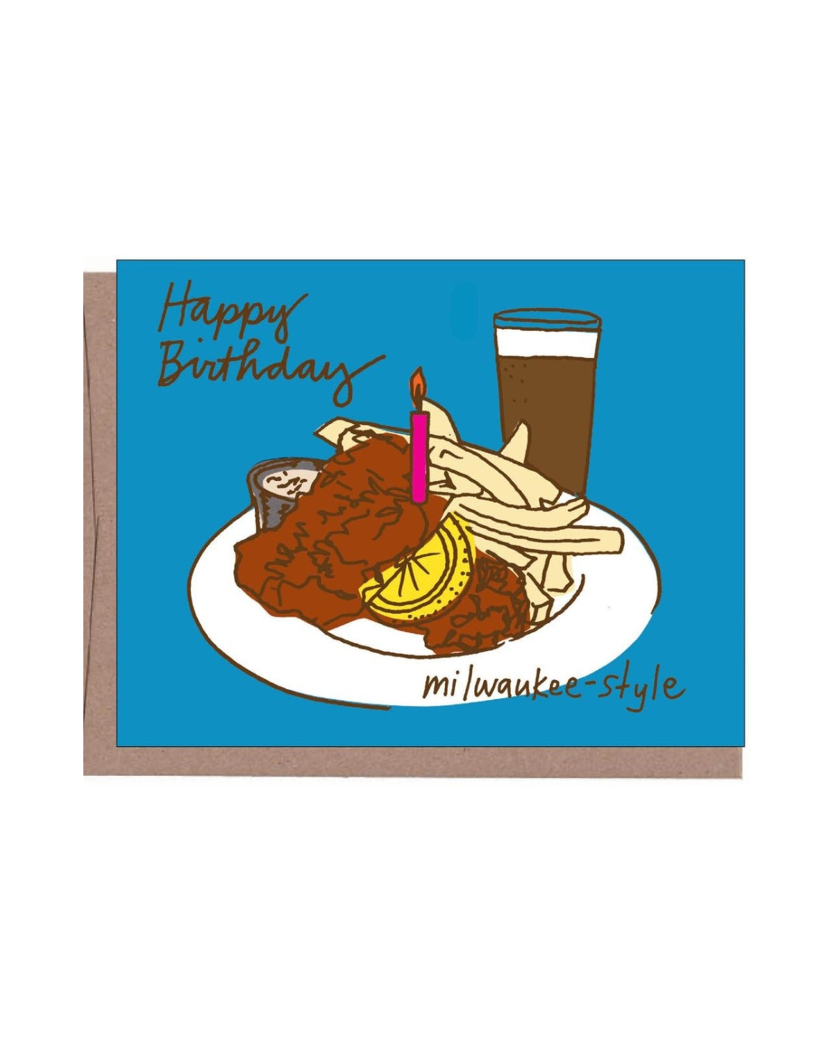 Happy Birthday Fish Fry Card