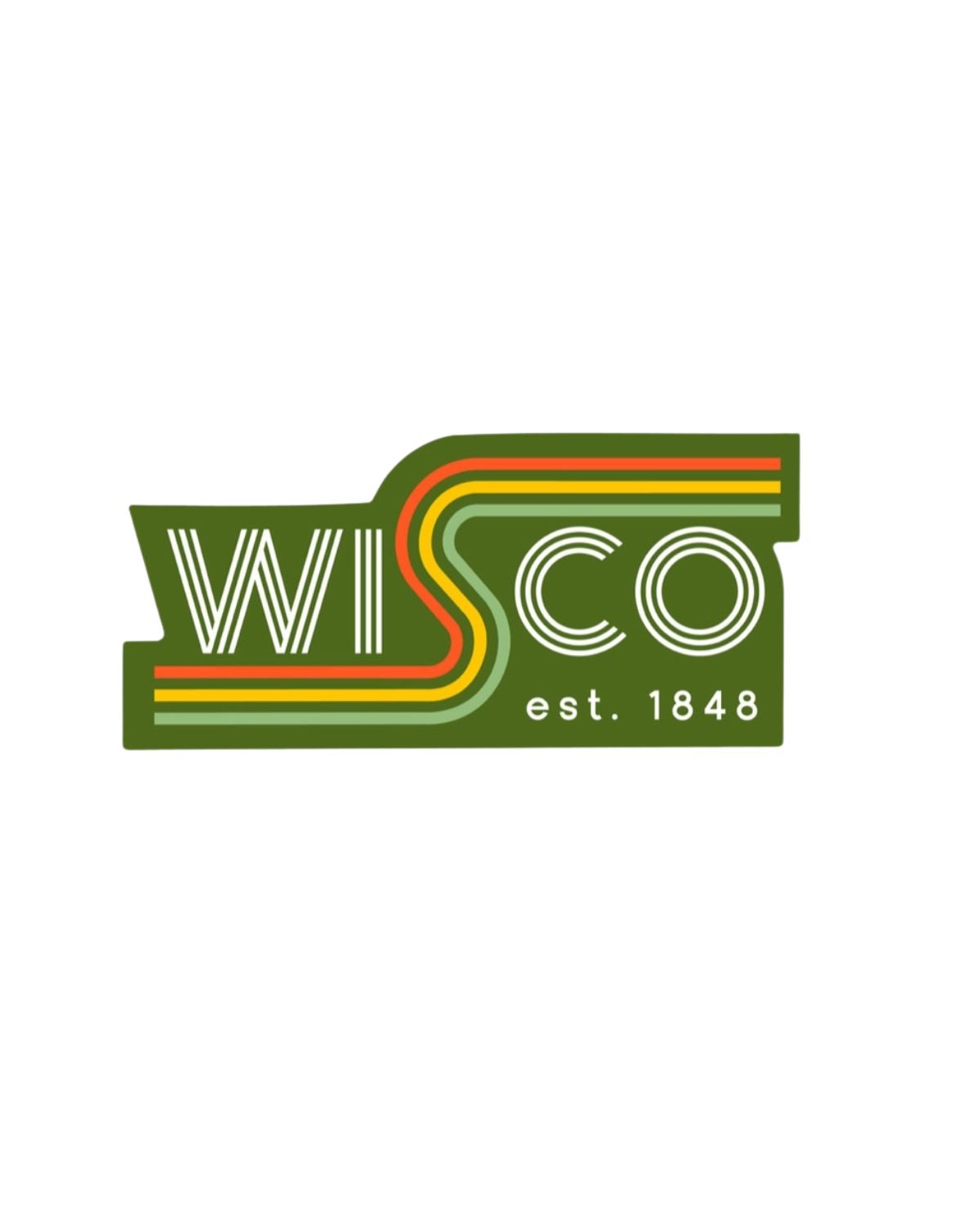 Retro Wisco Sticker