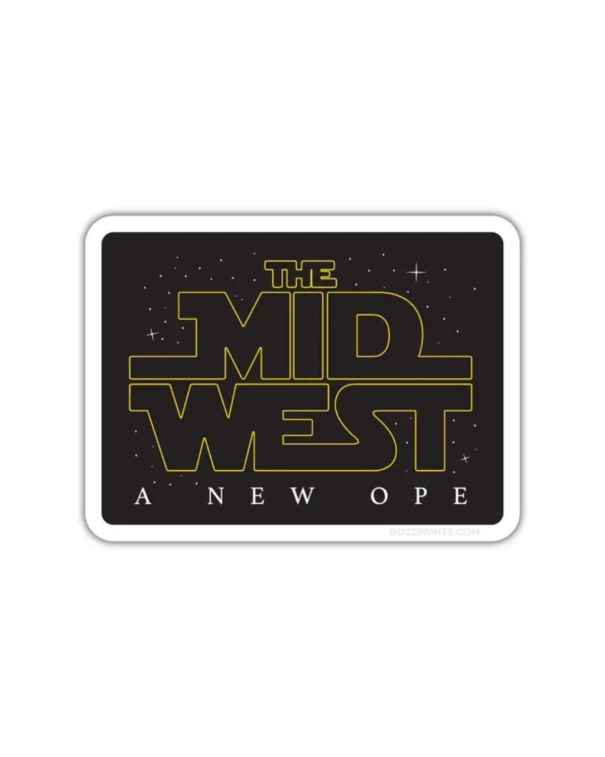 The Midwest A New Ope Sticker