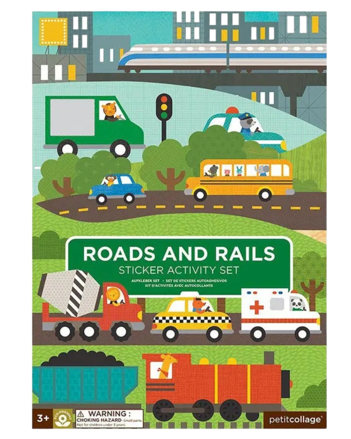 Roads & Rails Sticker Activity Set