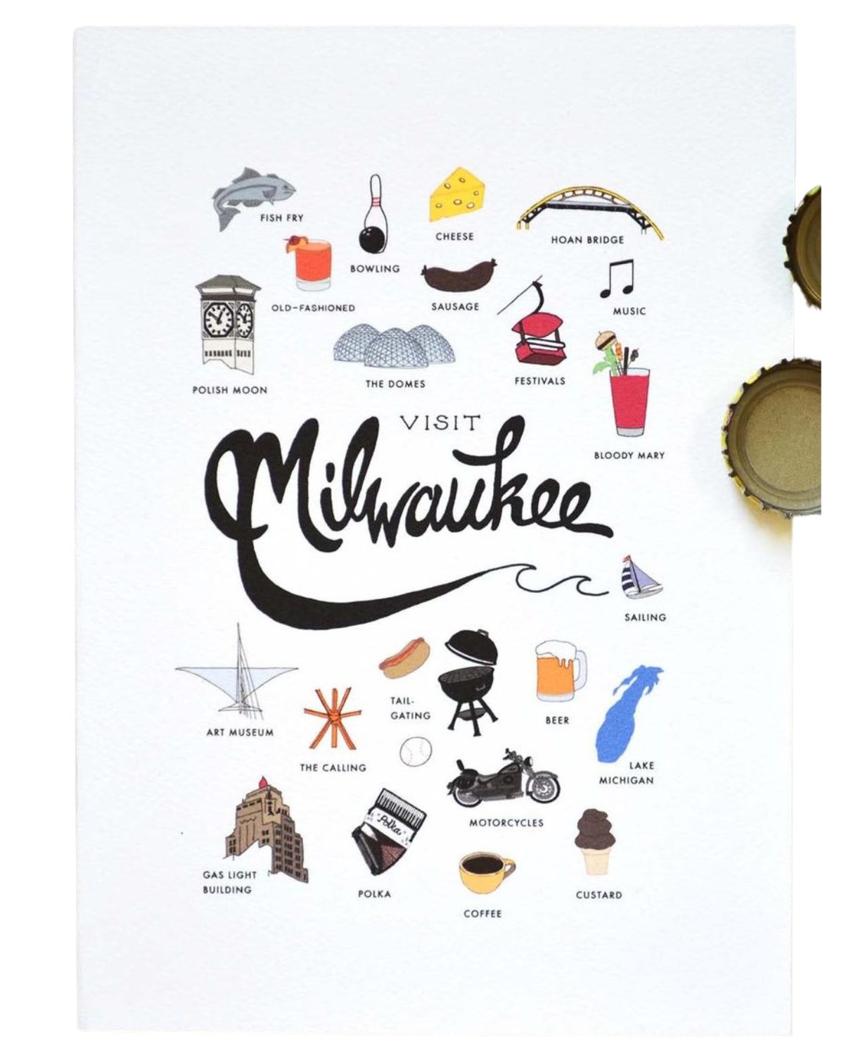 Visit Milwaukee Art Print