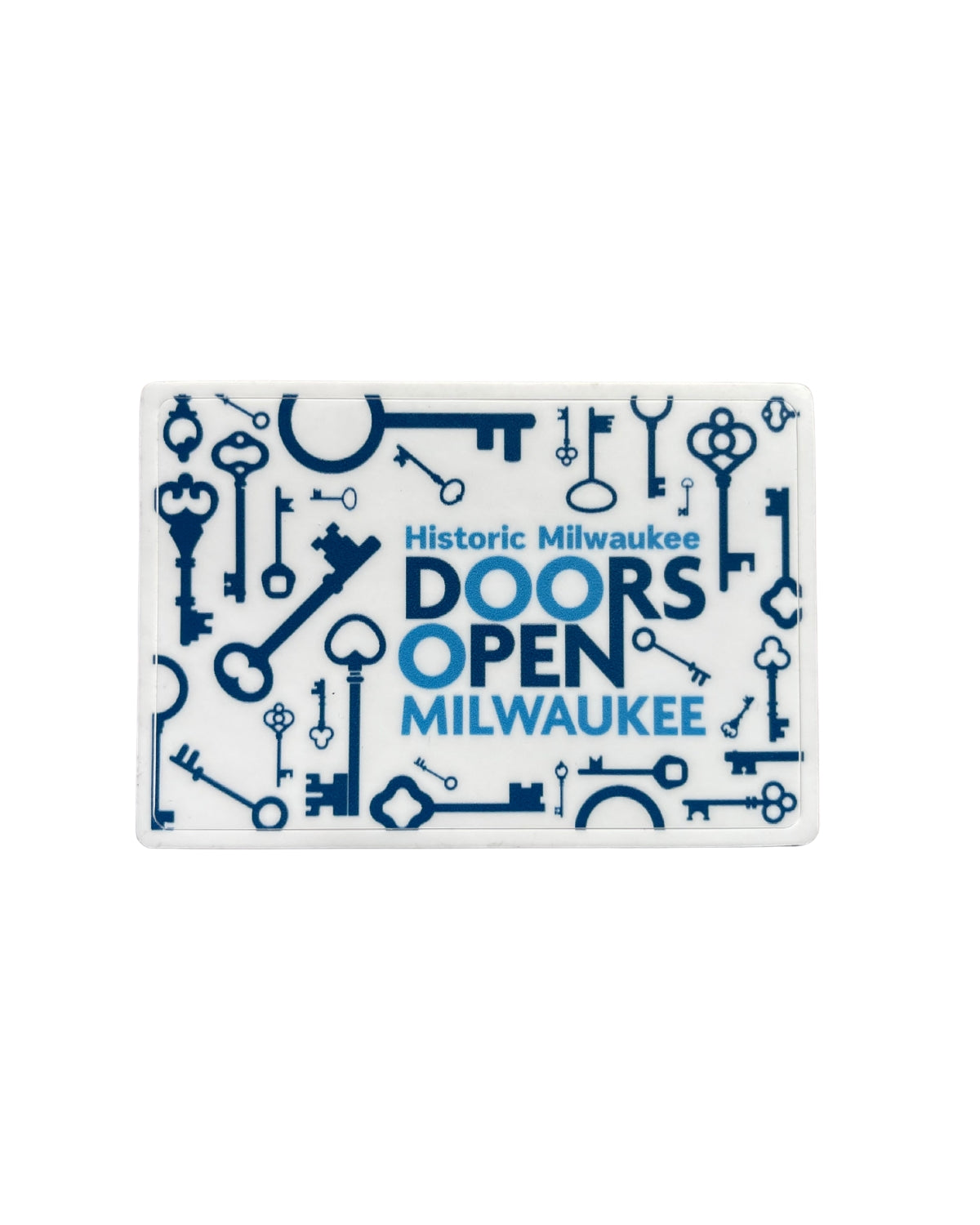 Doors Open Milwaukee Key Sticker