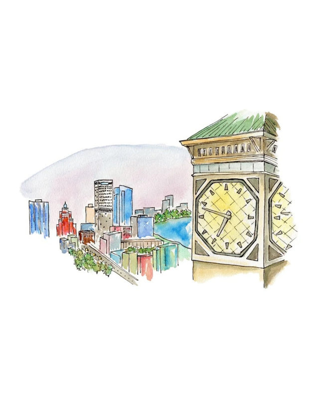 Rockwell Clock Tower Print