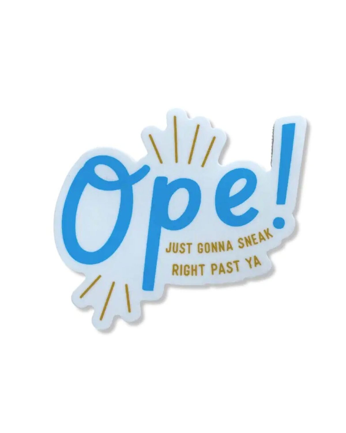 Ope! Sneak Sticker