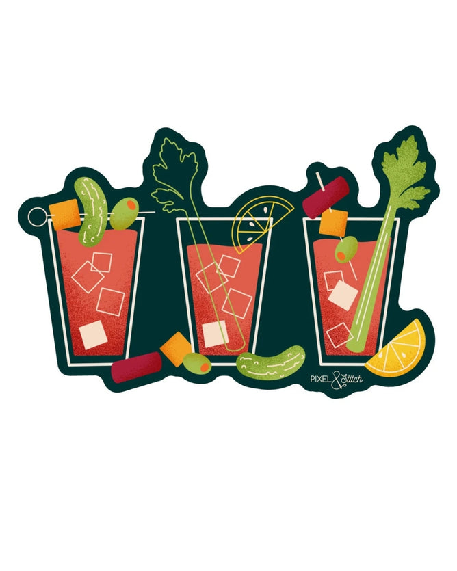 Bloody Mary Drinks Sticker