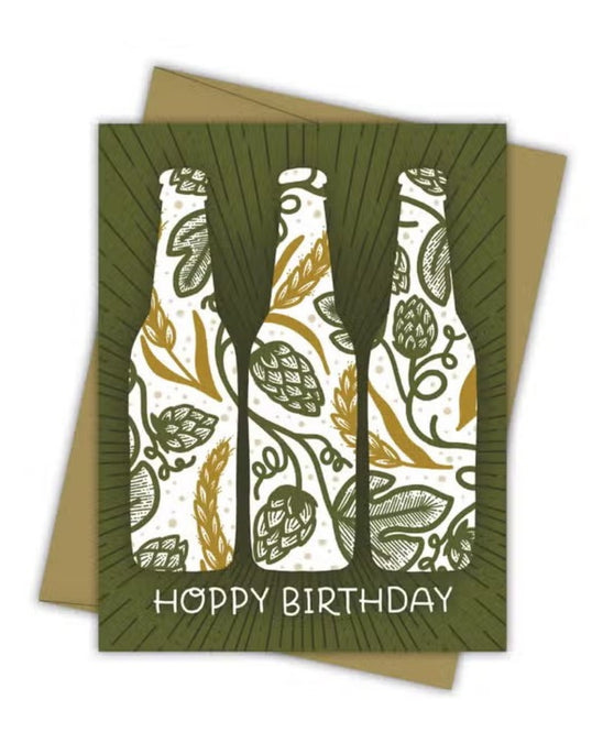 Hoppy Birthday Beer Card