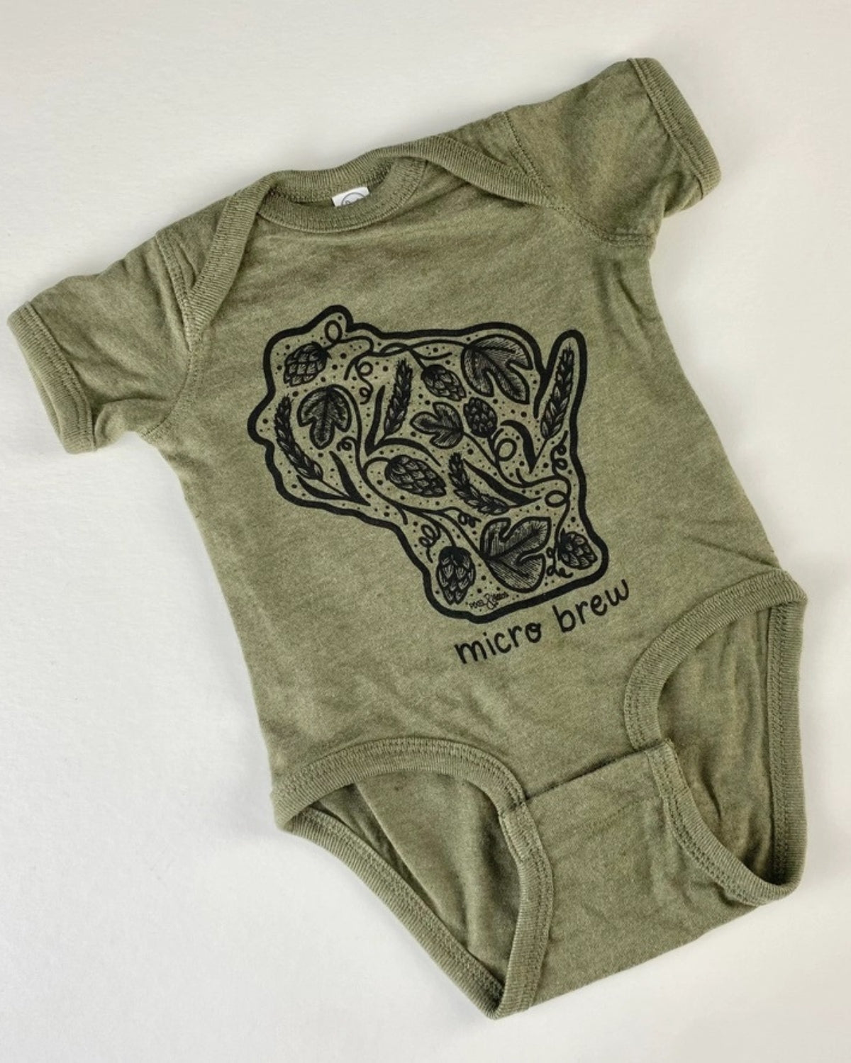 Micro Brew Wisconsin Onesie