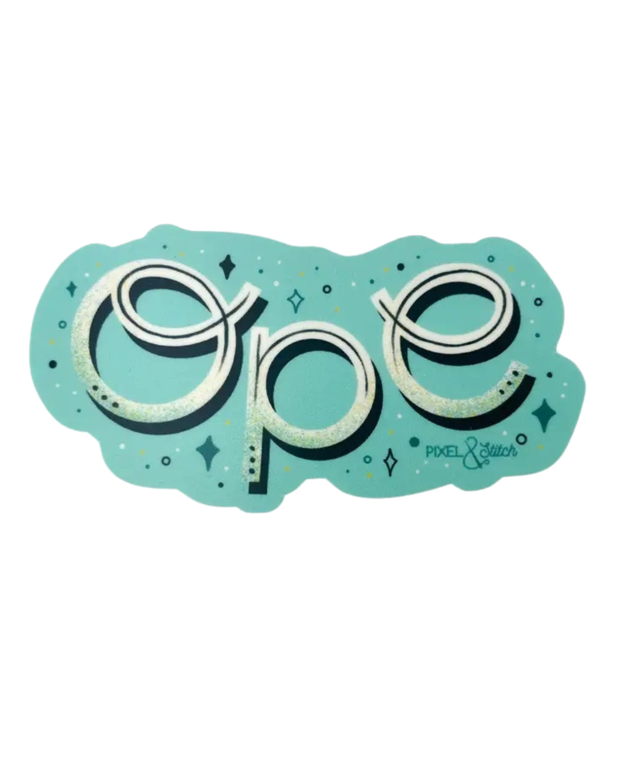 Ope Teal Sticker