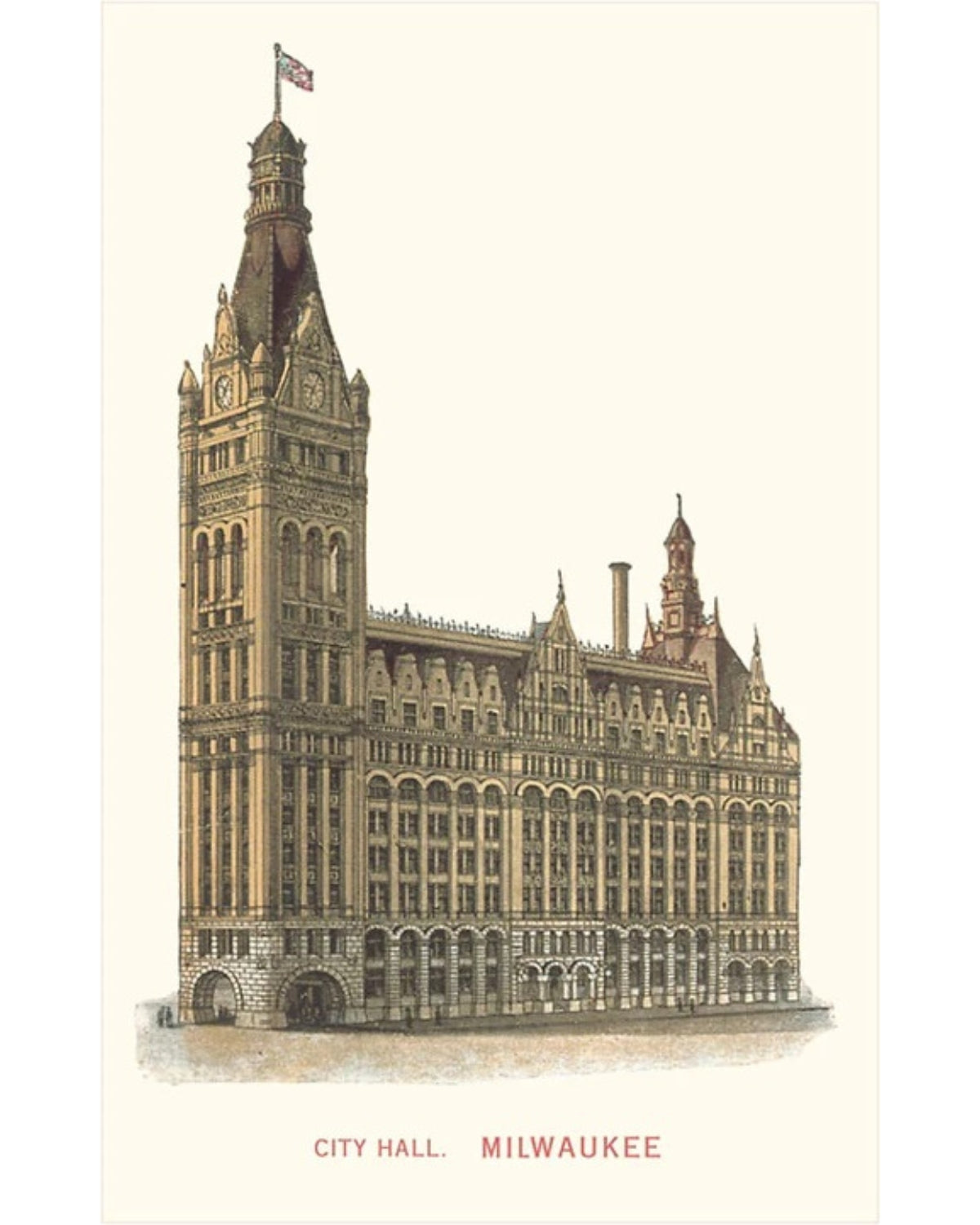 City Hall Building Postcard