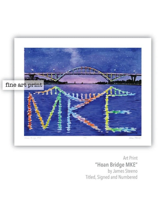 Hoan Bridge Pride Skyline Print