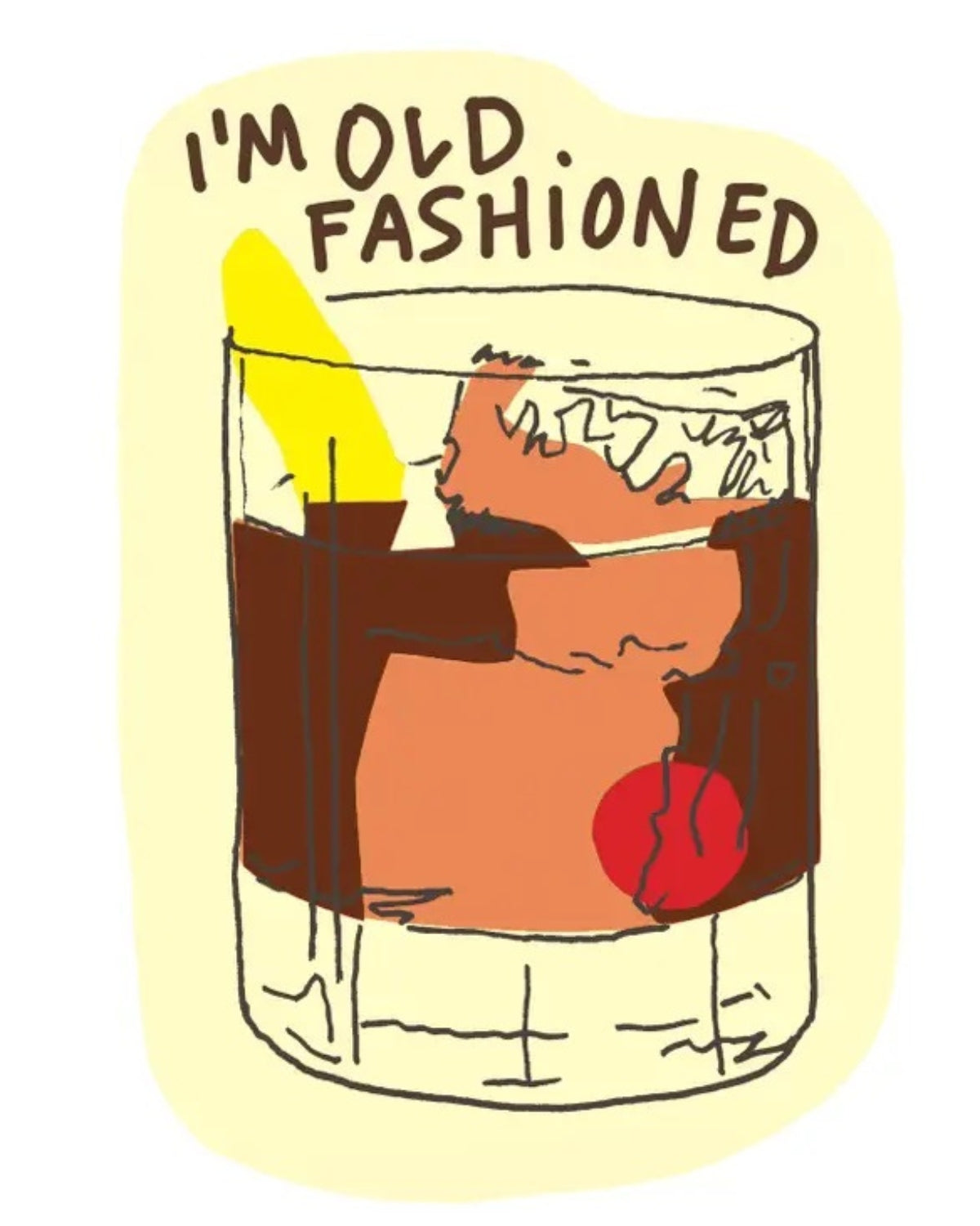 Old Fashioned Sticker