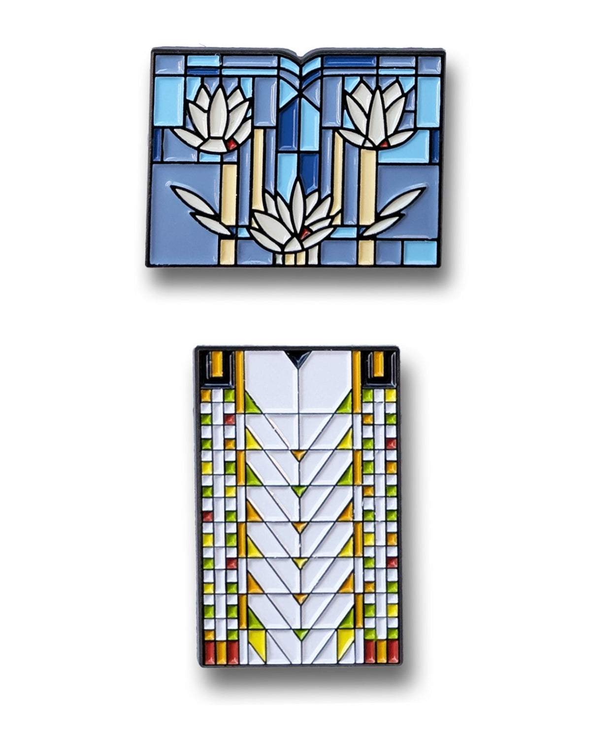 Frank Lloyd Wright Enamel Pins