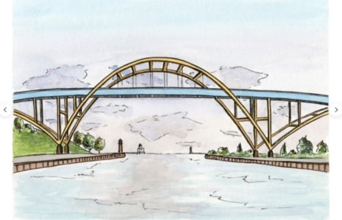 Hoan Bridge Print